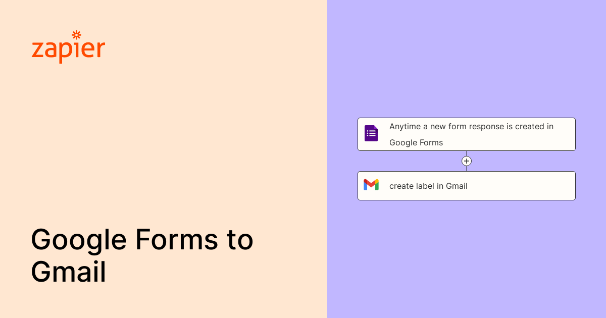 Anytime a new form response is created in Google Forms, create label in ...