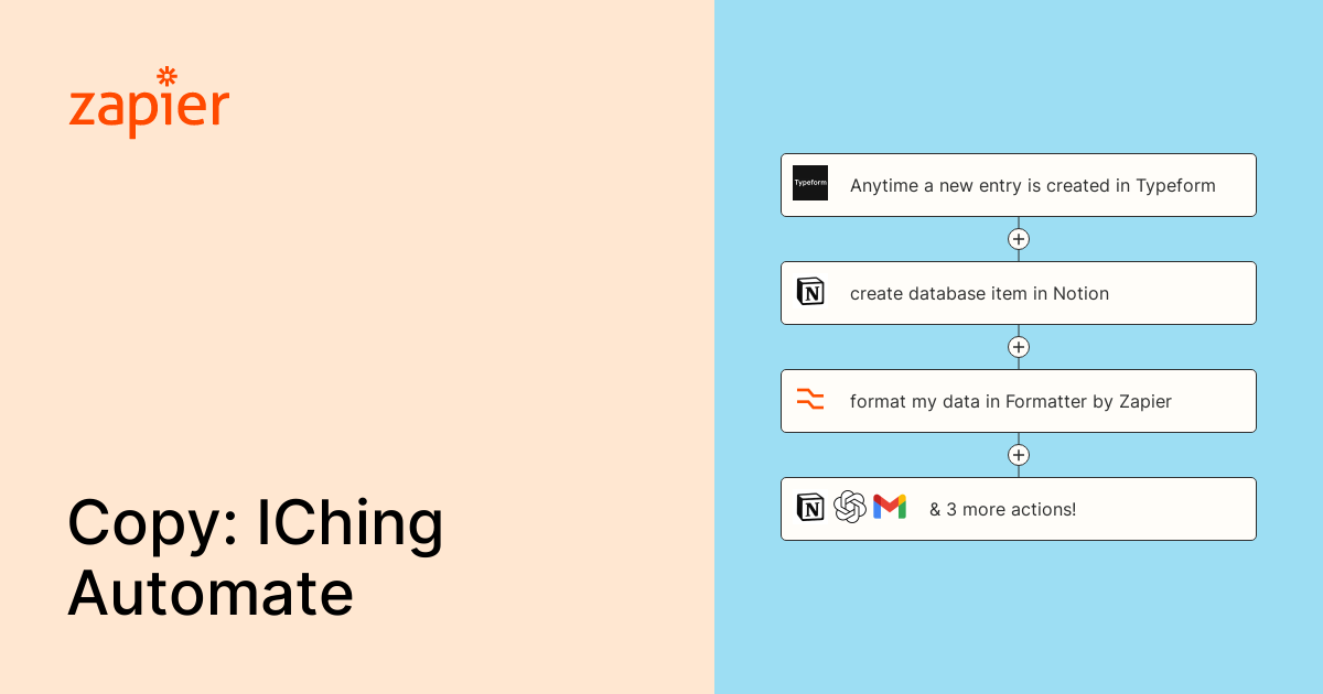 Anytime a new entry is created in Typeform, create database item in Notion, format my data in ...