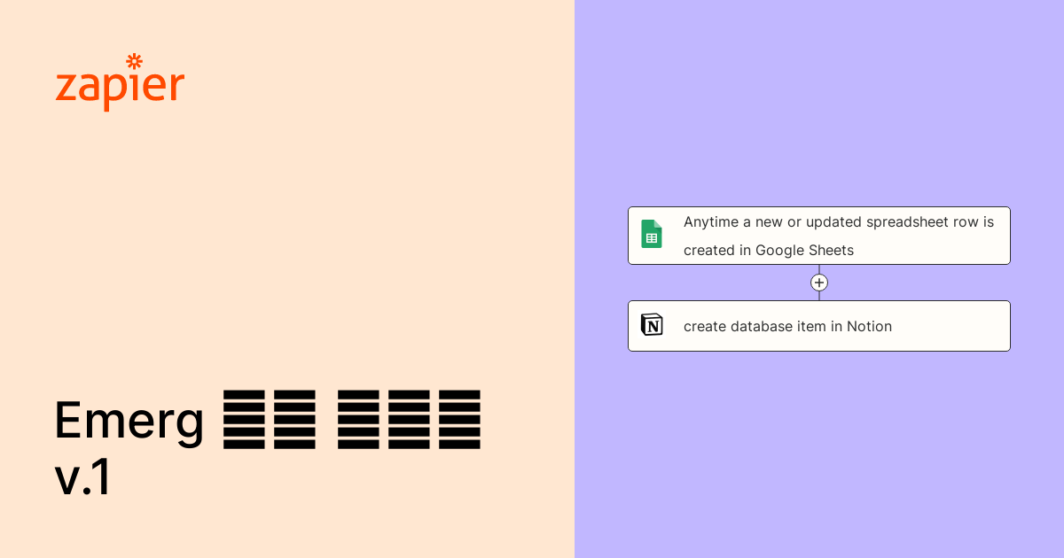 Anytime a new or updated spreadsheet row is created in Google Sheets, create database item in ...