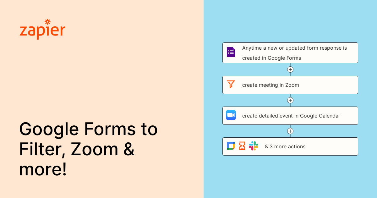 Anytime a new or updated form response is created in Google Forms, filter my data in Filter by ...