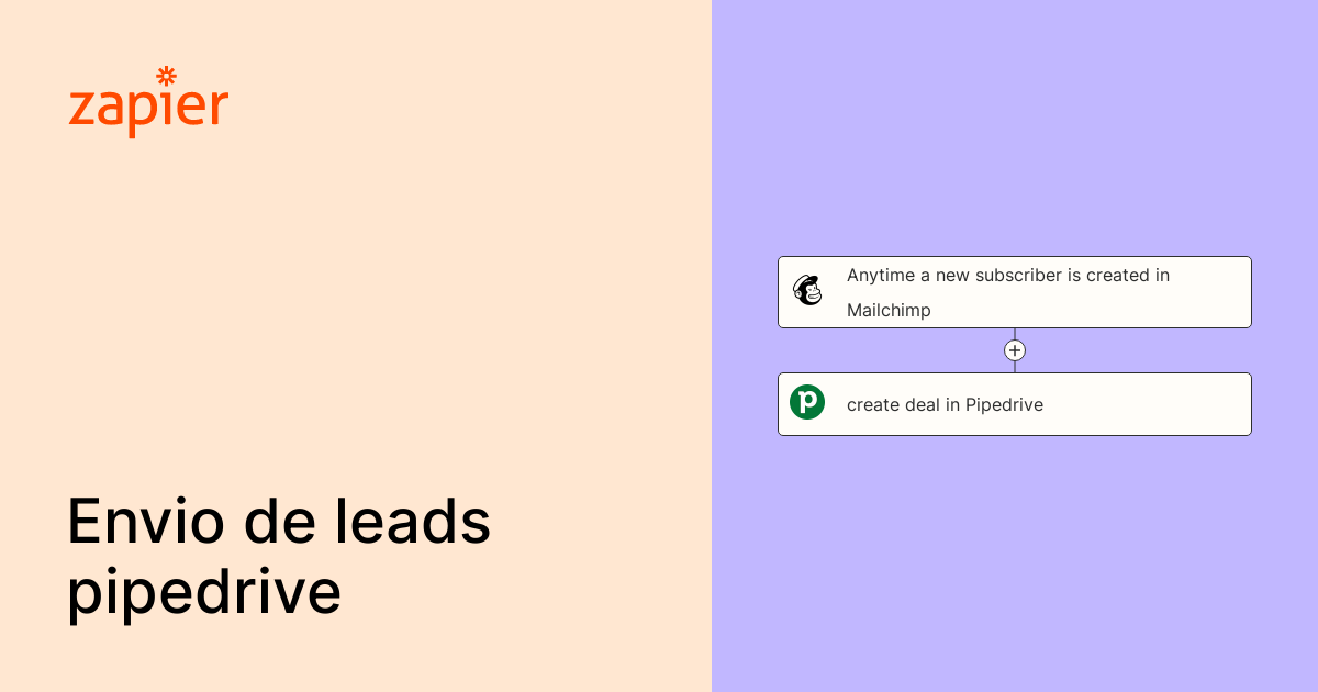 Anytime a new subscriber is created in Mailchimp, create deal in ...