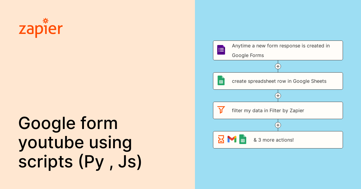 Anytime a new form response is created in Google Forms, create spreadsheet row in Google Sheets ...