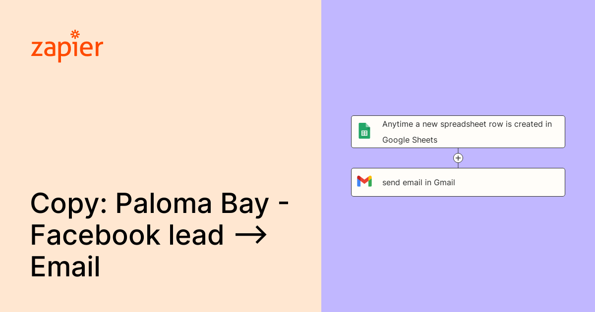 Anytime a new spreadsheet row is created in Google Sheets, send email in Gmail. | Zapier