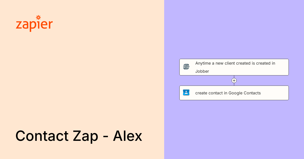 Anytime a new client created is created in Jobber, create contact in ...