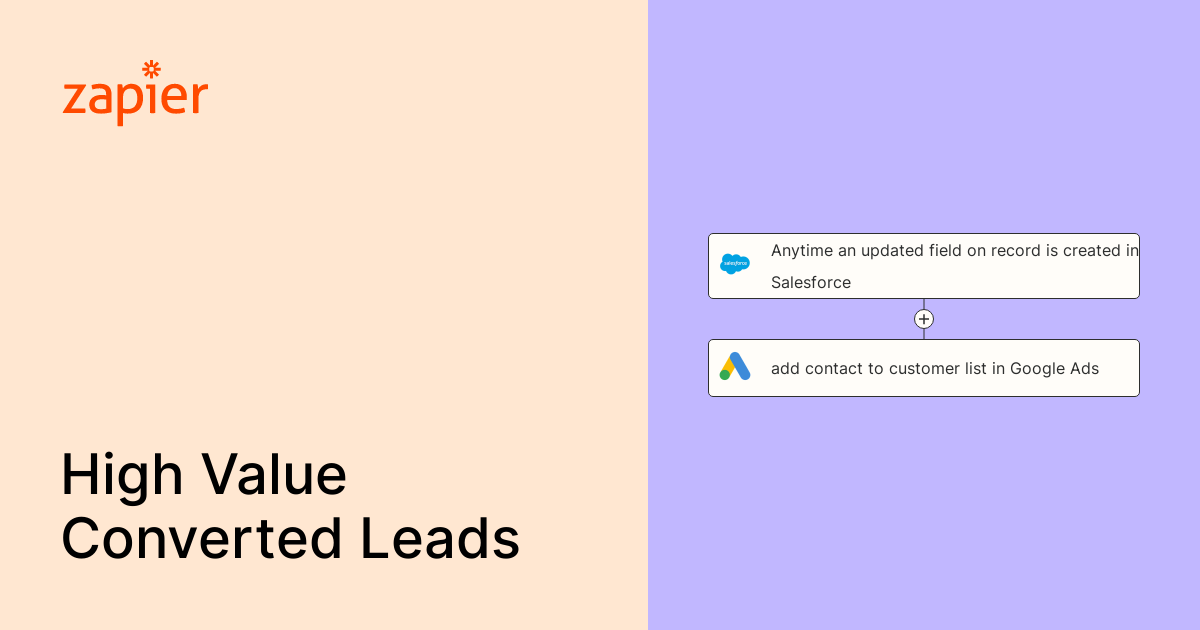 Anytime an updated field on record is created in Salesforce, add contact to customer list in ...