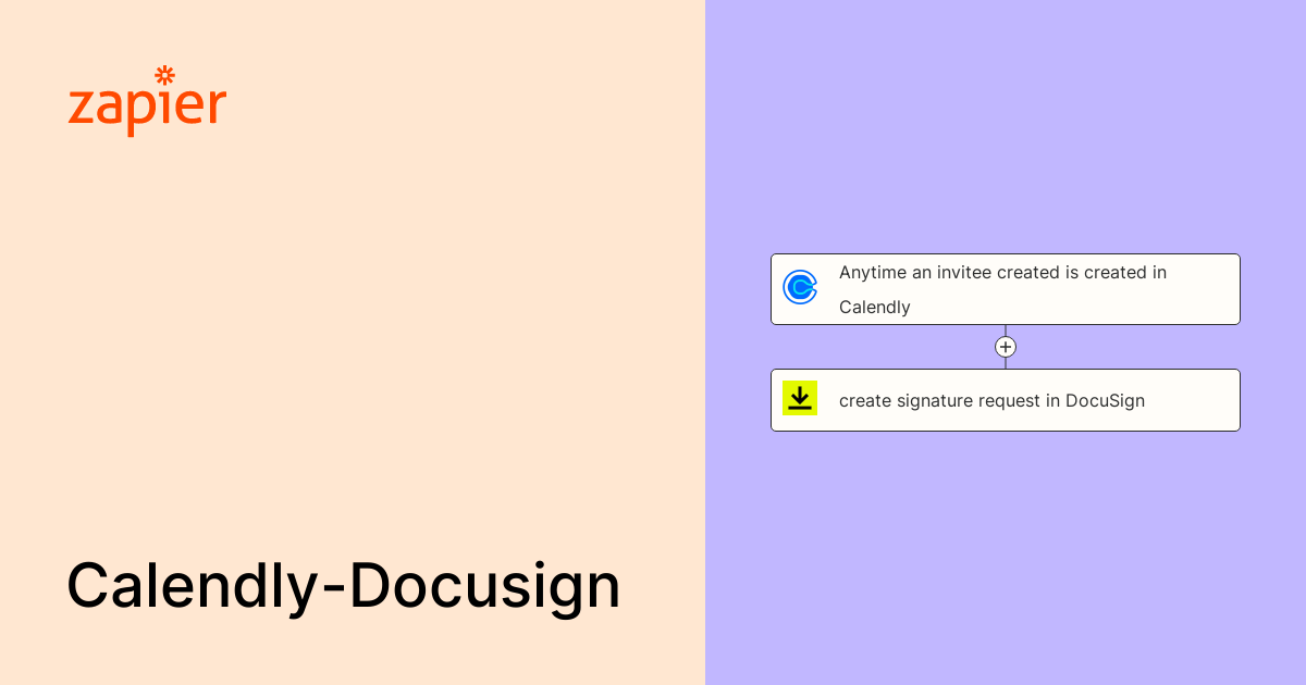 Anytime an invitee created is created in Calendly, create signature ...
