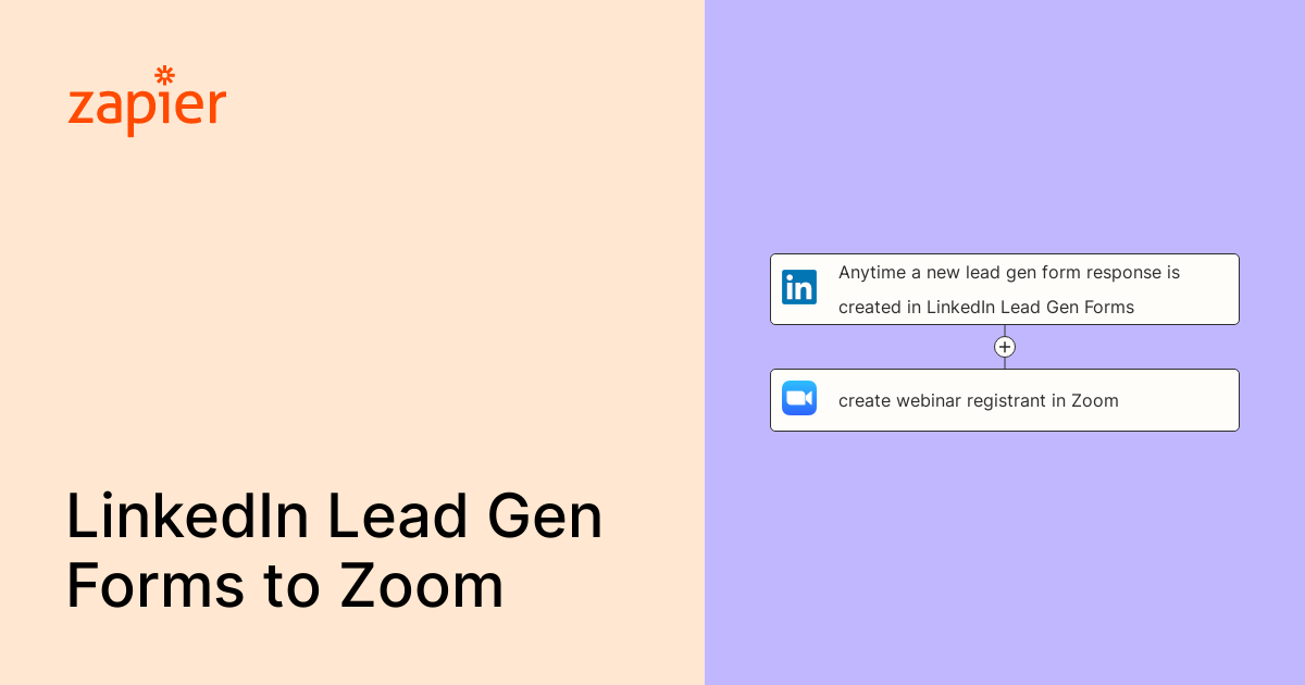 Anytime a new lead gen form response is created in LinkedIn Lead Gen ...