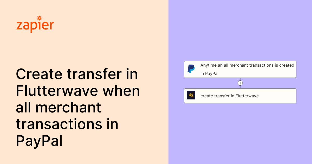 Anytime an all merchant transactions is created in PayPal, create ...